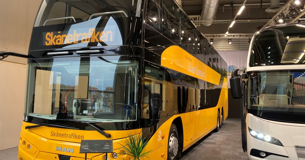 UNVI SIL Double Decker at Persontrafik 2022 in Stockholm (Sweden) - Unvi