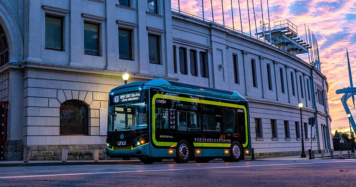 First road tests with the UNVI eC24s, an innovative electric MIDIBUS - Unvi